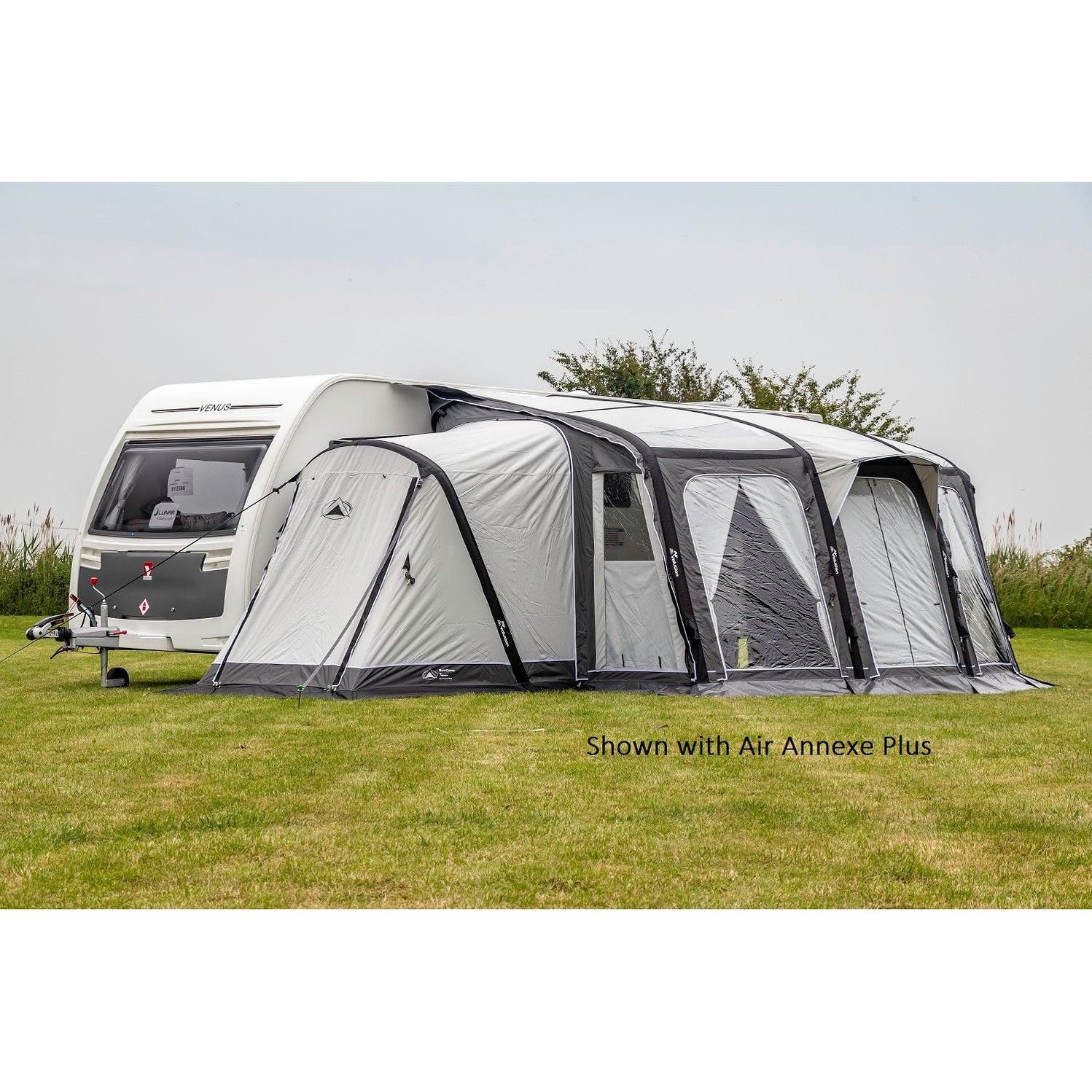 SunnCamp Inceptor Air Extreme 390 (Single Inflation) Caravan Air Awning ...