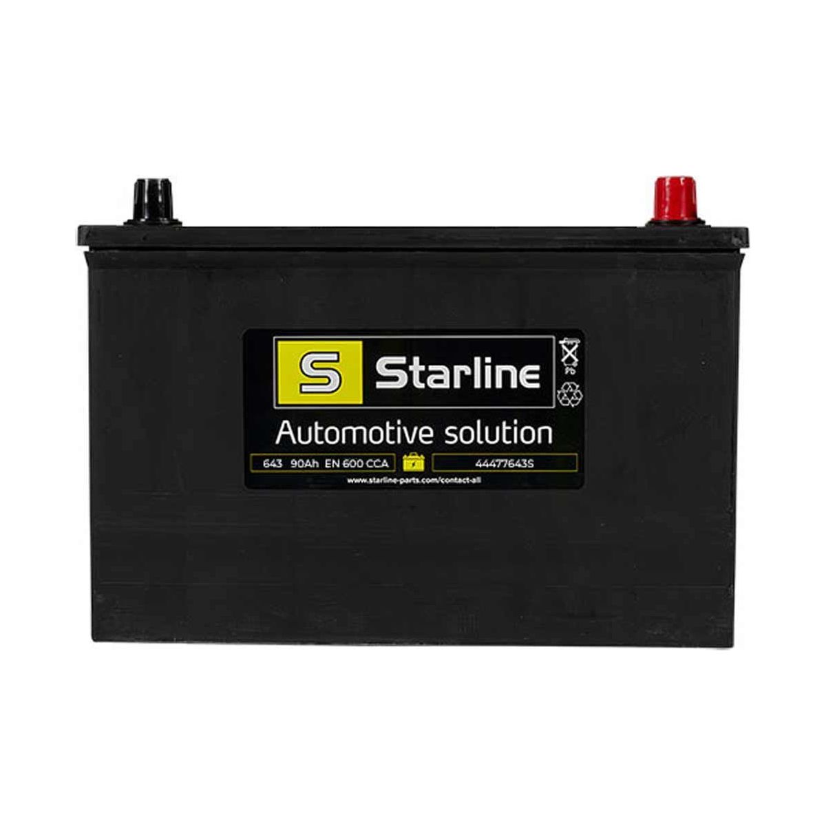Starline 643 Commercial Battery FLA (90Ah / 600CCA / + Right, Left) Re ...