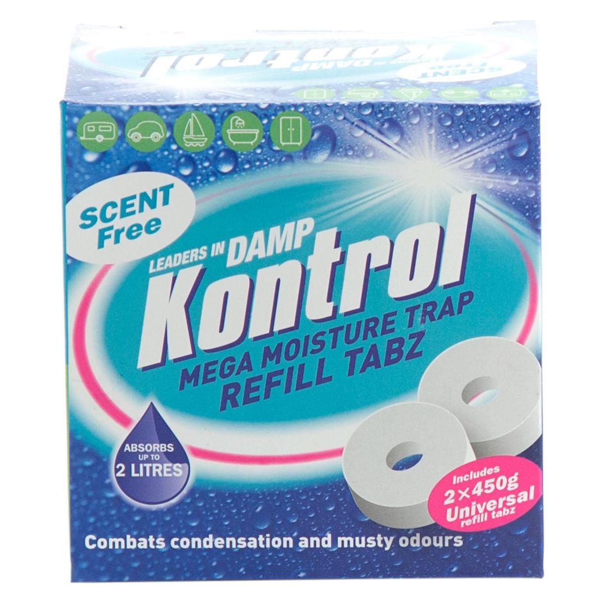 Refill Your Moisture Trap with Kontrol Refill Tabs Scent Free (2L) Pac ...