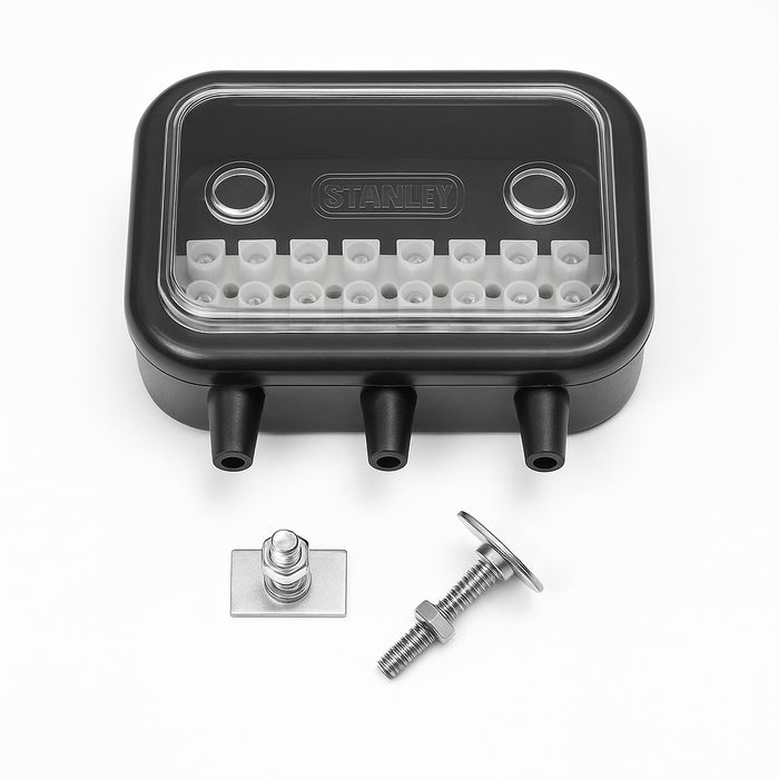 10 WAY RUBBER JUNCTION BOX (MAYPOLE) BK — UK Camping And Leisure