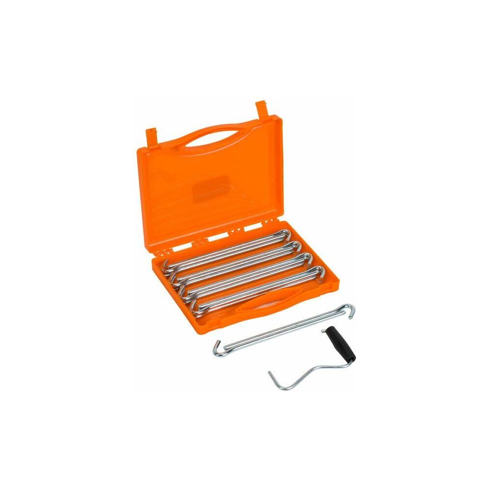 Vango Anchor Steel Peg Set 23cm x 20 Peg extractor storage case Silver ...