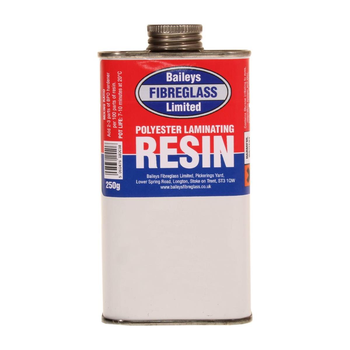 Baileys Fibreglass Polyester Resin 250g: Repair and Restore Your Fibre ...