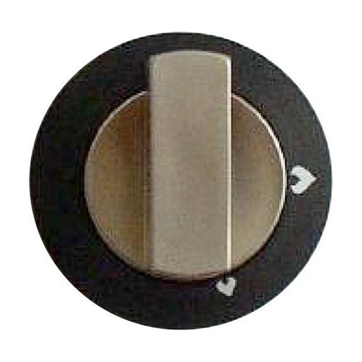 Thetford Hob Grill Knob Black & Satin | UK Camping — UK Camping And Leisure