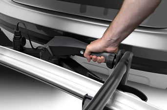 Thule VeloSpace XT two-bike platform towbar bike rack black/aluminium ...