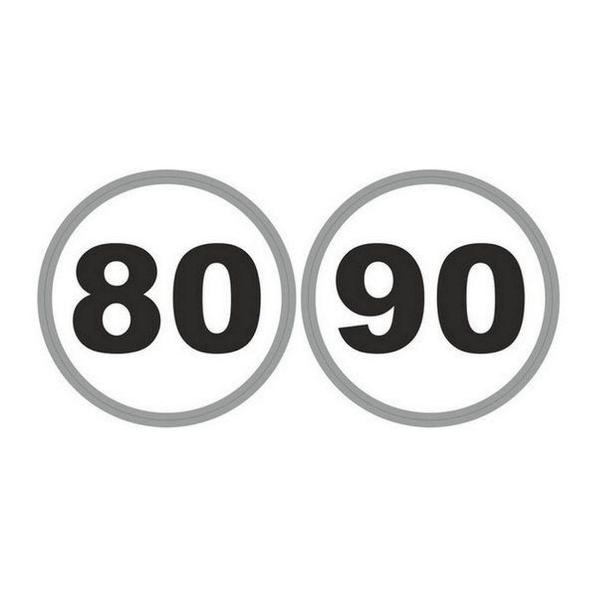 French Speed Limit Stickers 80/90kmh for Caravans and Motorhomes — UK ...