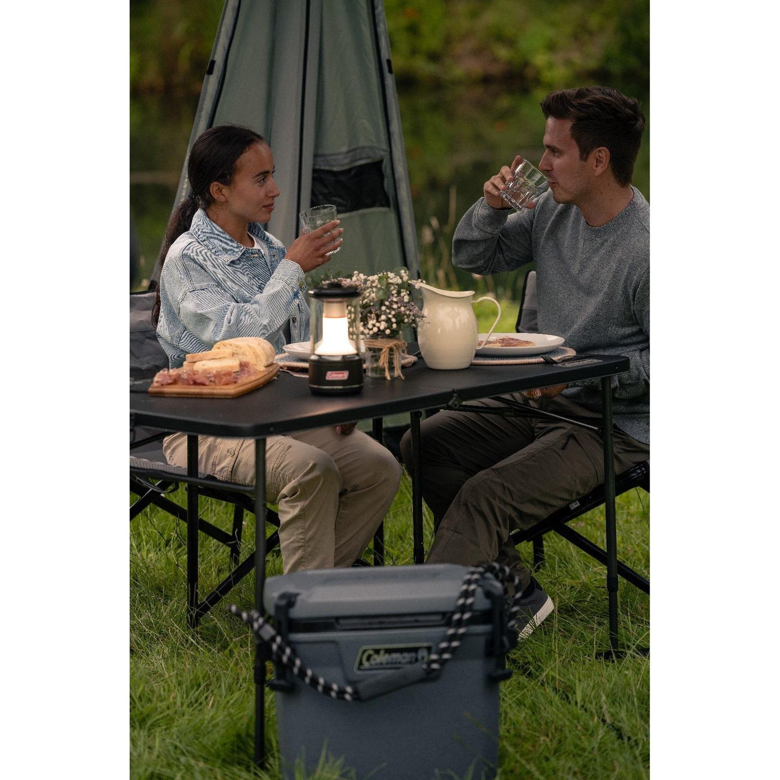 Coleman 4FT Fold In Half Table Camping Table — UK Camping And Leisure