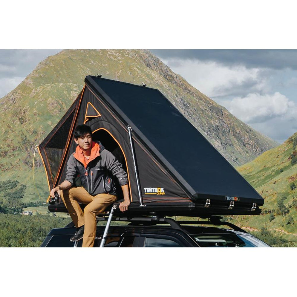 TentBox Cargo (Black Edition) 2 Person Roof Tent — UK Camping And Leisure