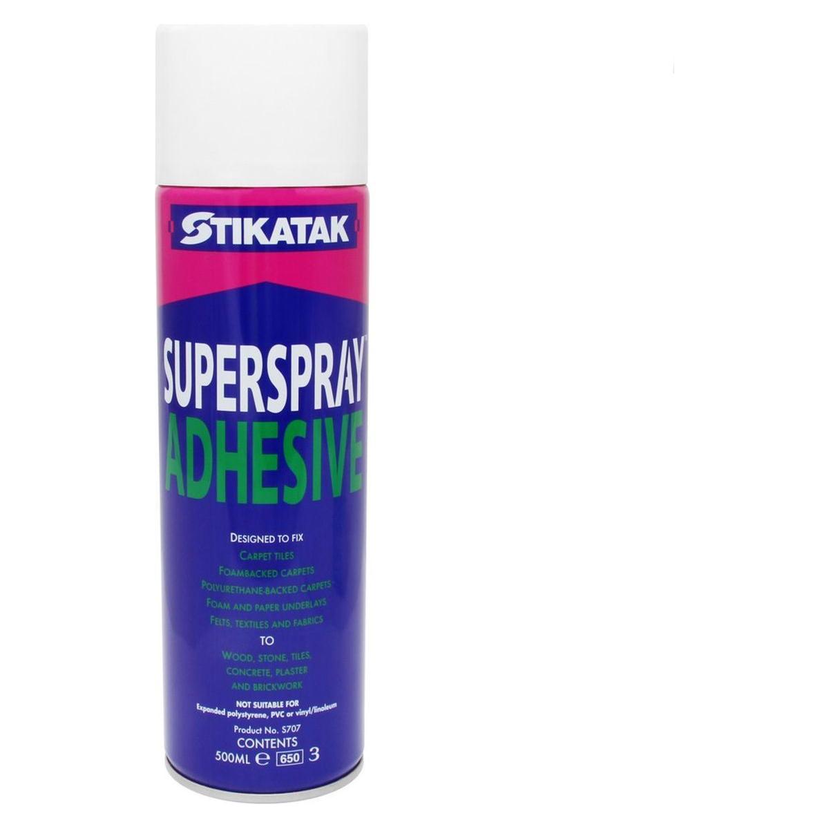 Stikatak Superspray Adhesive 500ml — UK Camping And Leisure
