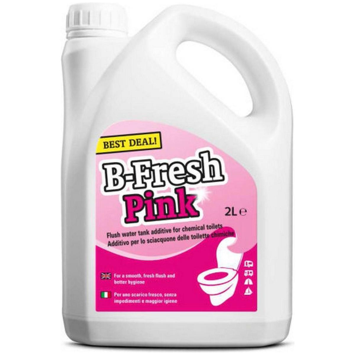 B-Fresh 2 Litre Pink Toilet Rinse — UK Camping And Leisure