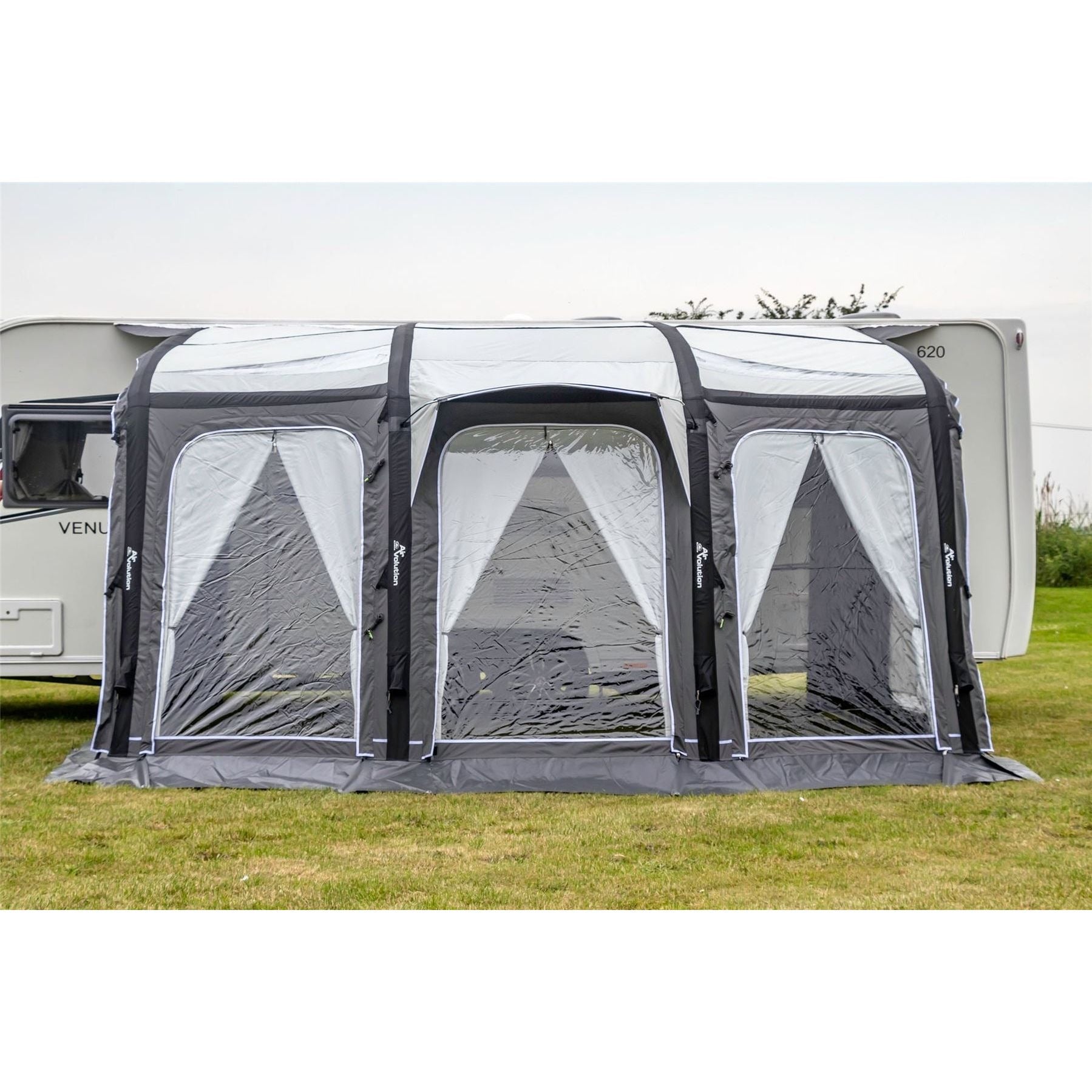 SunnCamp Inceptor Air Extreme 390 (Single Inflation) Caravan Air Awning ...
