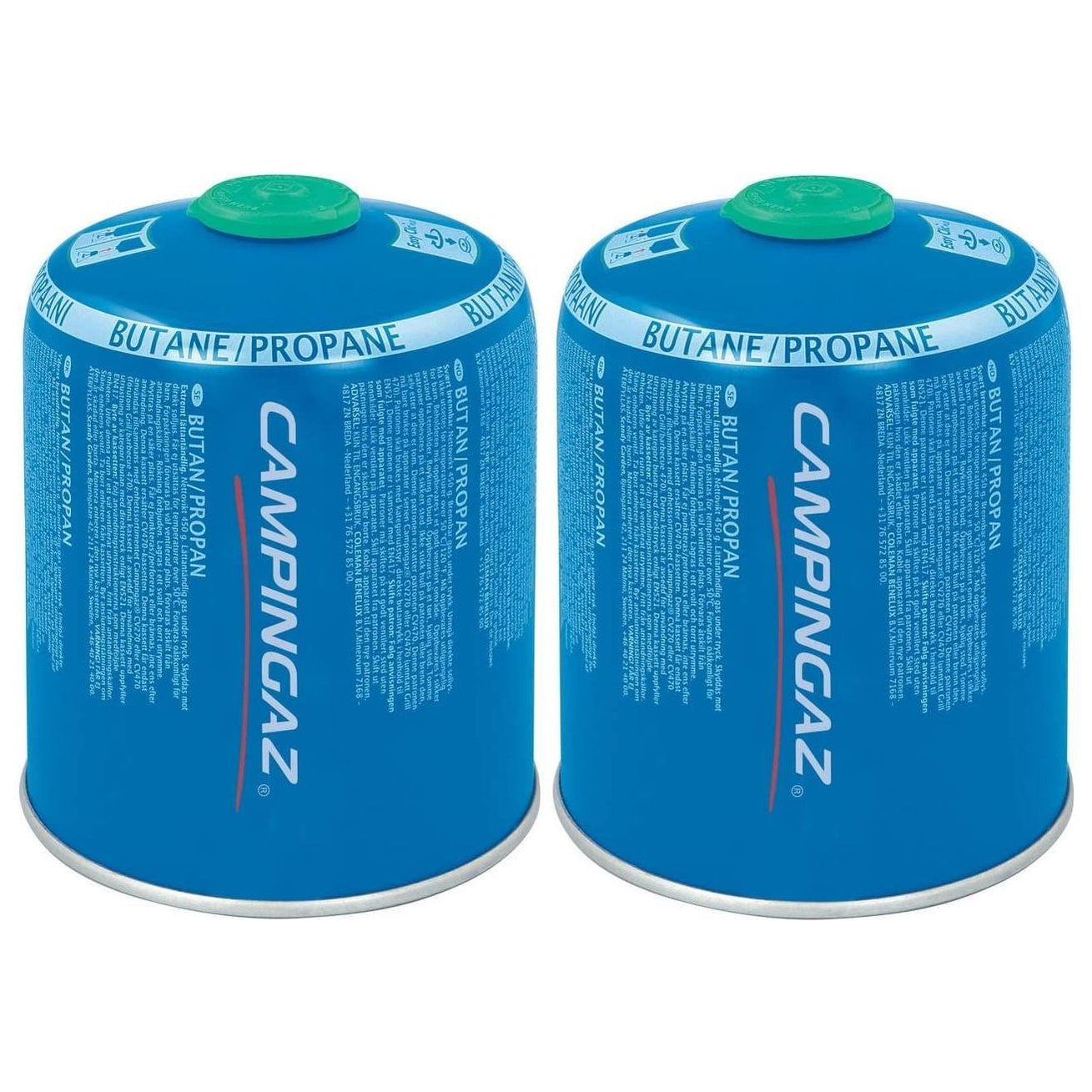 Campingaz CV470 PLUS 2 Pack Propane Butane Mix Camping Hiking Cooking ...
