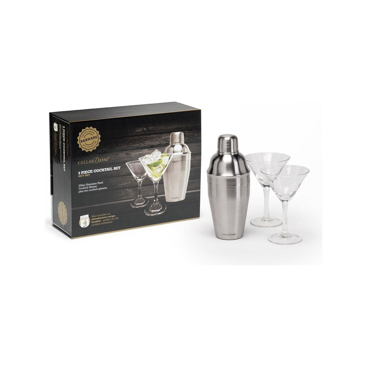 3 Piece Cocktail Set (2 glasses) 14100127 — UK Camping And Leisure