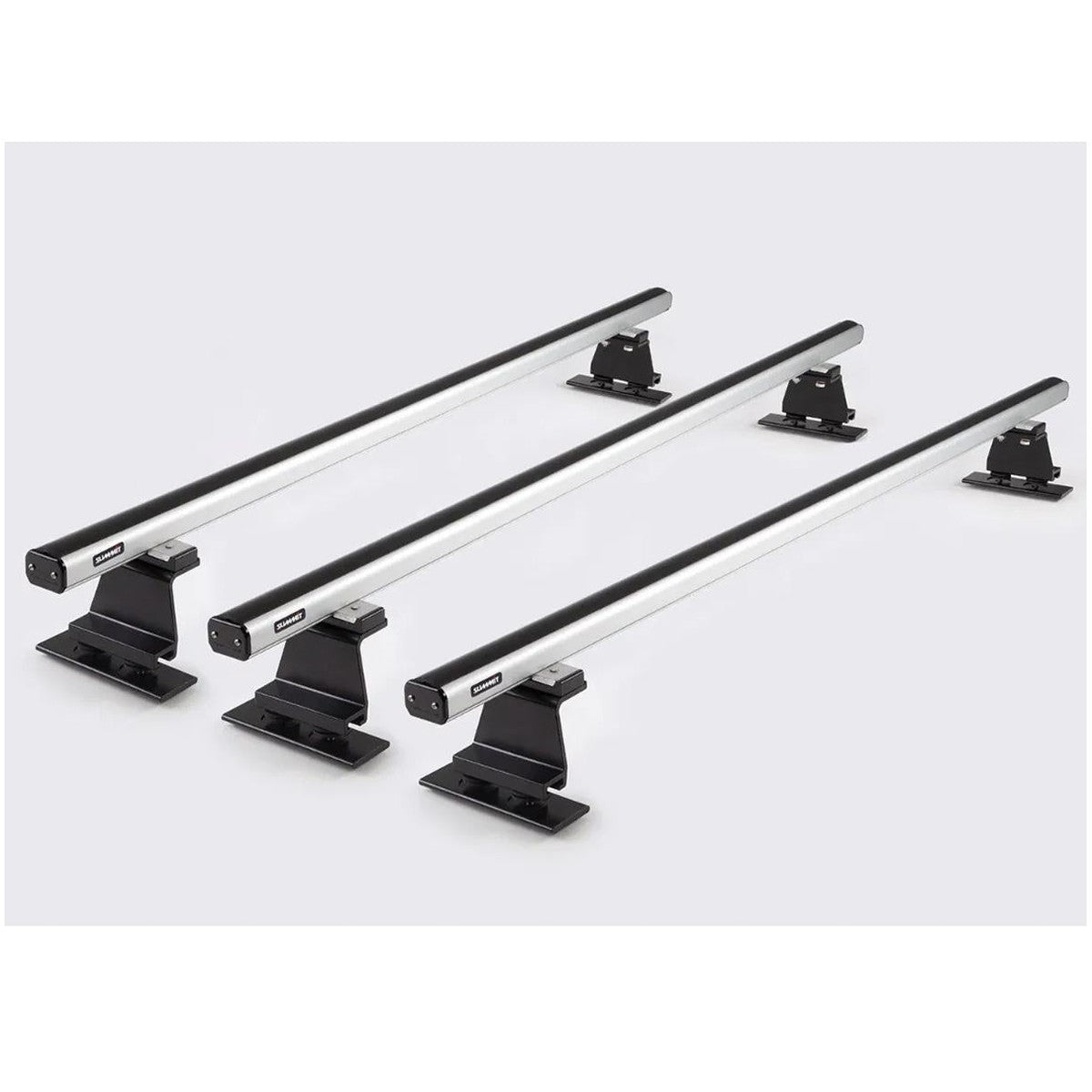 Summit Commercial 3 x Aluminium Fixed Point Roof Bars Rack 1.7m SULC-0 ...