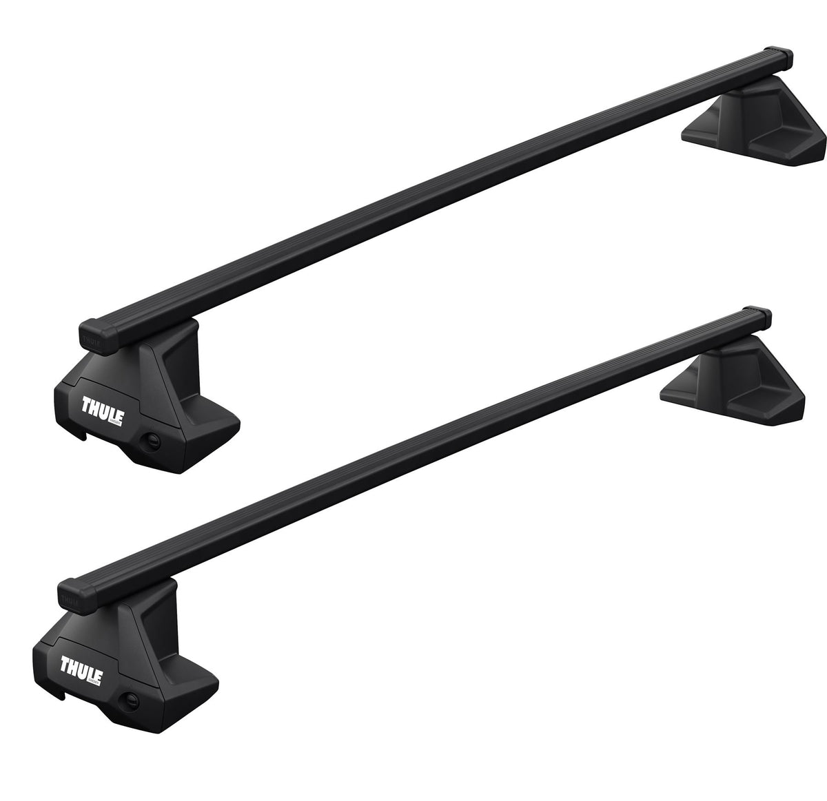 Thule SquareBar Evo Roof Bars Black fits Holden Insignia 2008-2017 Sed ...