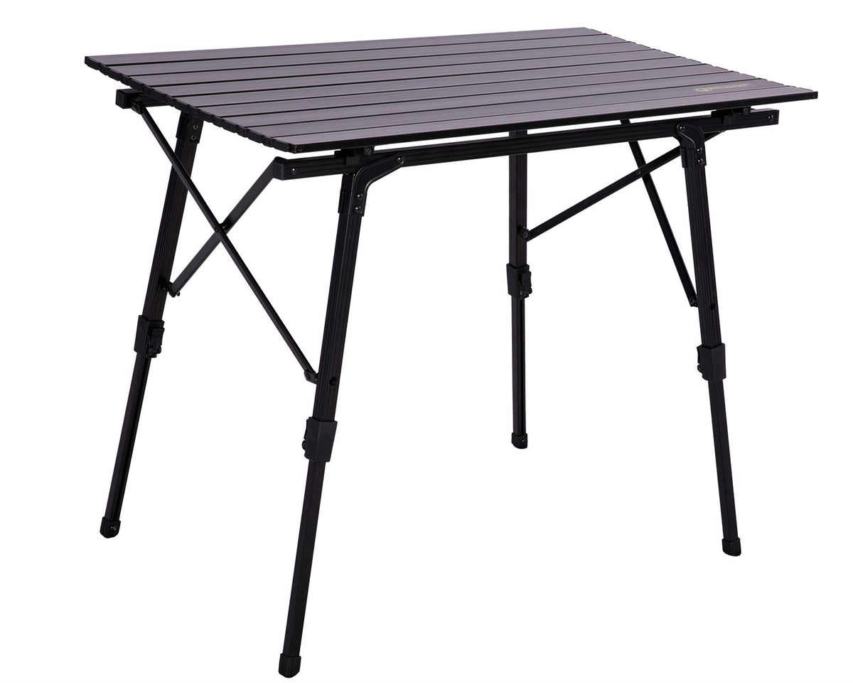 Quest Elite Brenig Slatted Black Camping Table — UK Camping And Leisure