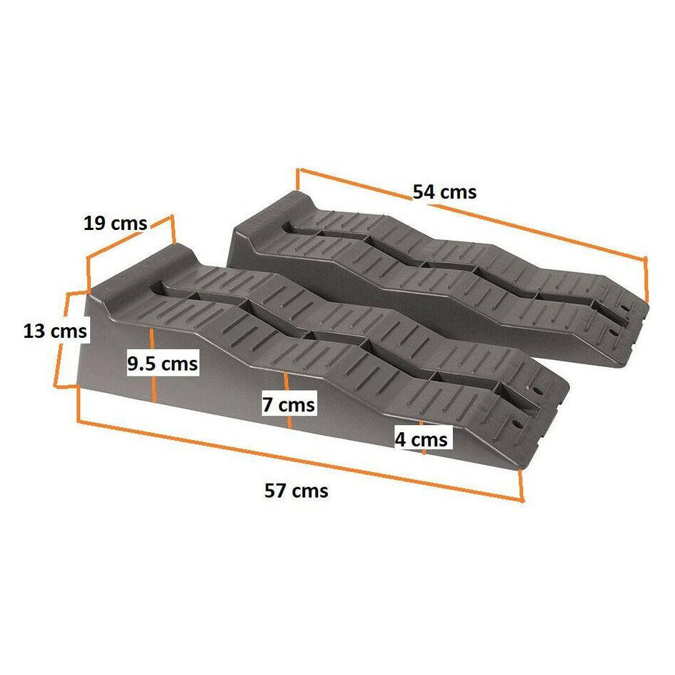 Fiamma Level Up Grey Levelling Ramps 5 Ton Heavy Duty Caravan Motorhom ...