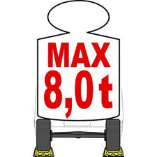 Fiamma Pair Jumbo Ramps With Bag Wheel Leveller Hd 8 Ton Axle Caravan ...