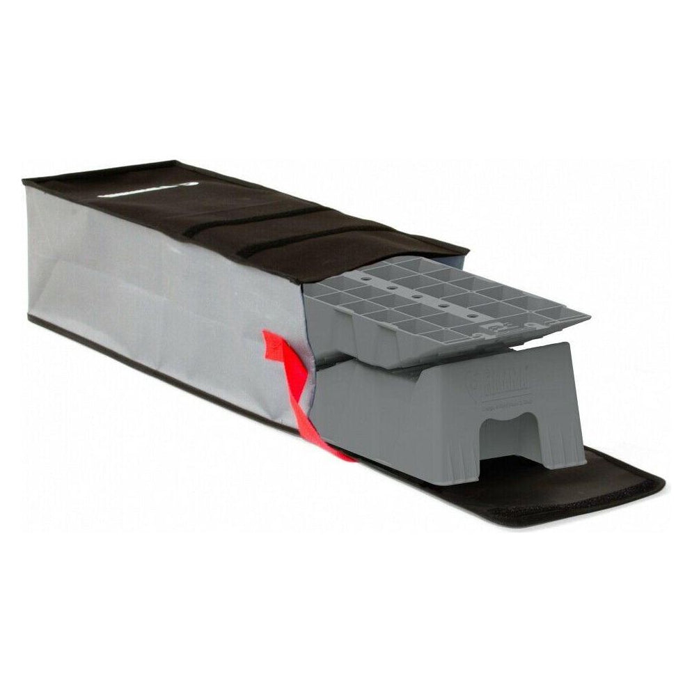 Fiamma Pair Jumbo Ramps With Bag Wheel Leveller Hd 8 Ton Axle Caravan ...