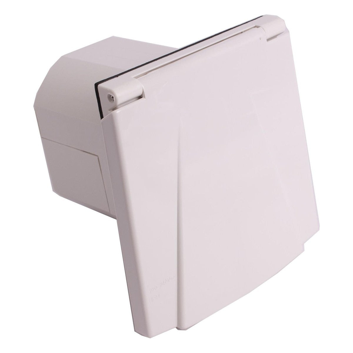 Flush Fitting White Mains Hook Up Inlet Socket Caravan Motorhome Campe ...