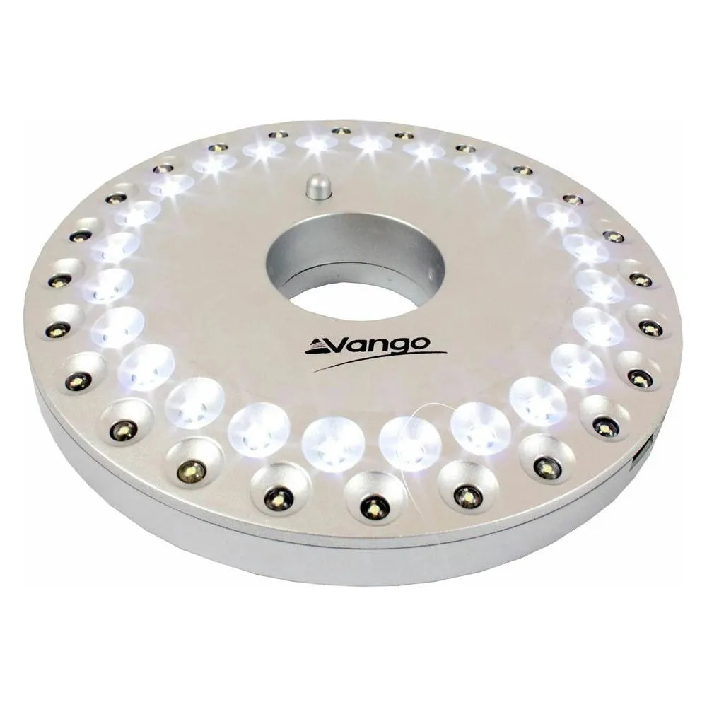 Vango Light Disc - Silver Light Lamp — UK Camping And Leisure