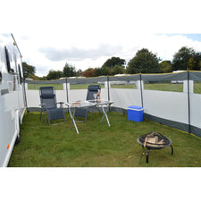 Maypole 5 Panel Steel Poled PVC Windbreak 800cm — UK Camping And Leisure