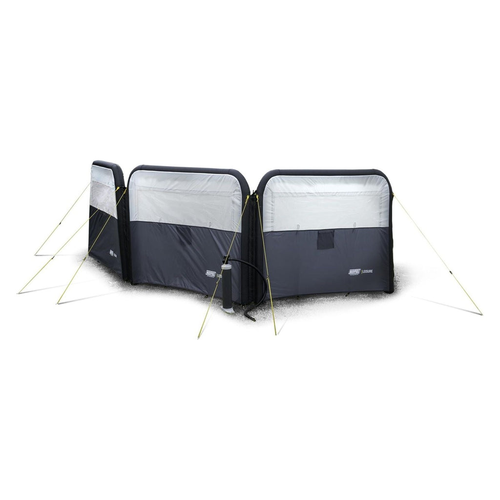 Maypole 5 Panel Inflatable Windbreak Deflector (Single Point Inflation ...