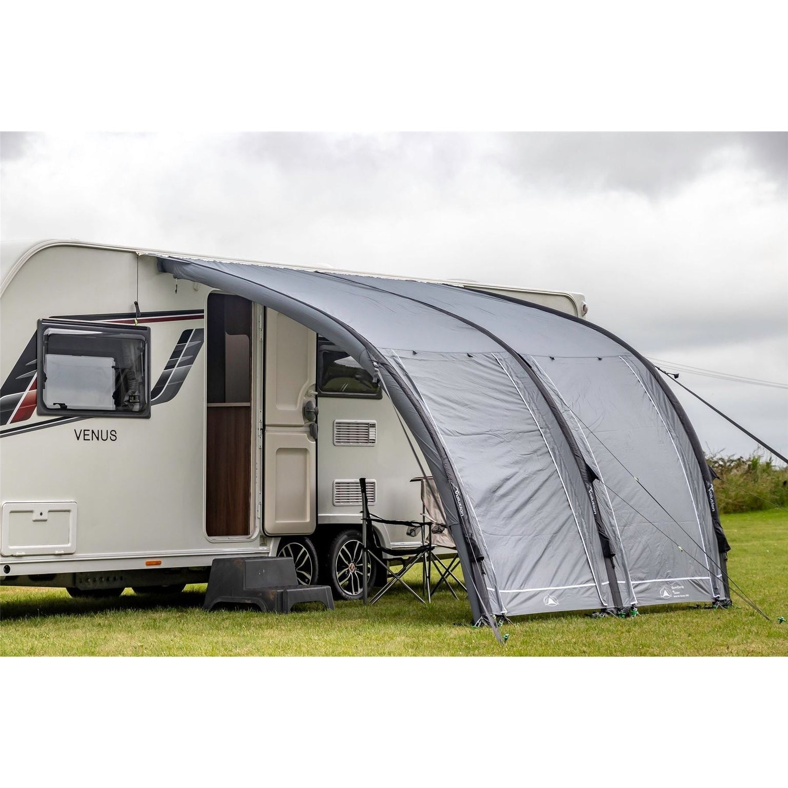 SunnCamp Inceptor Air Extreme 390 (Single Inflation) Caravan Air Awnin ...