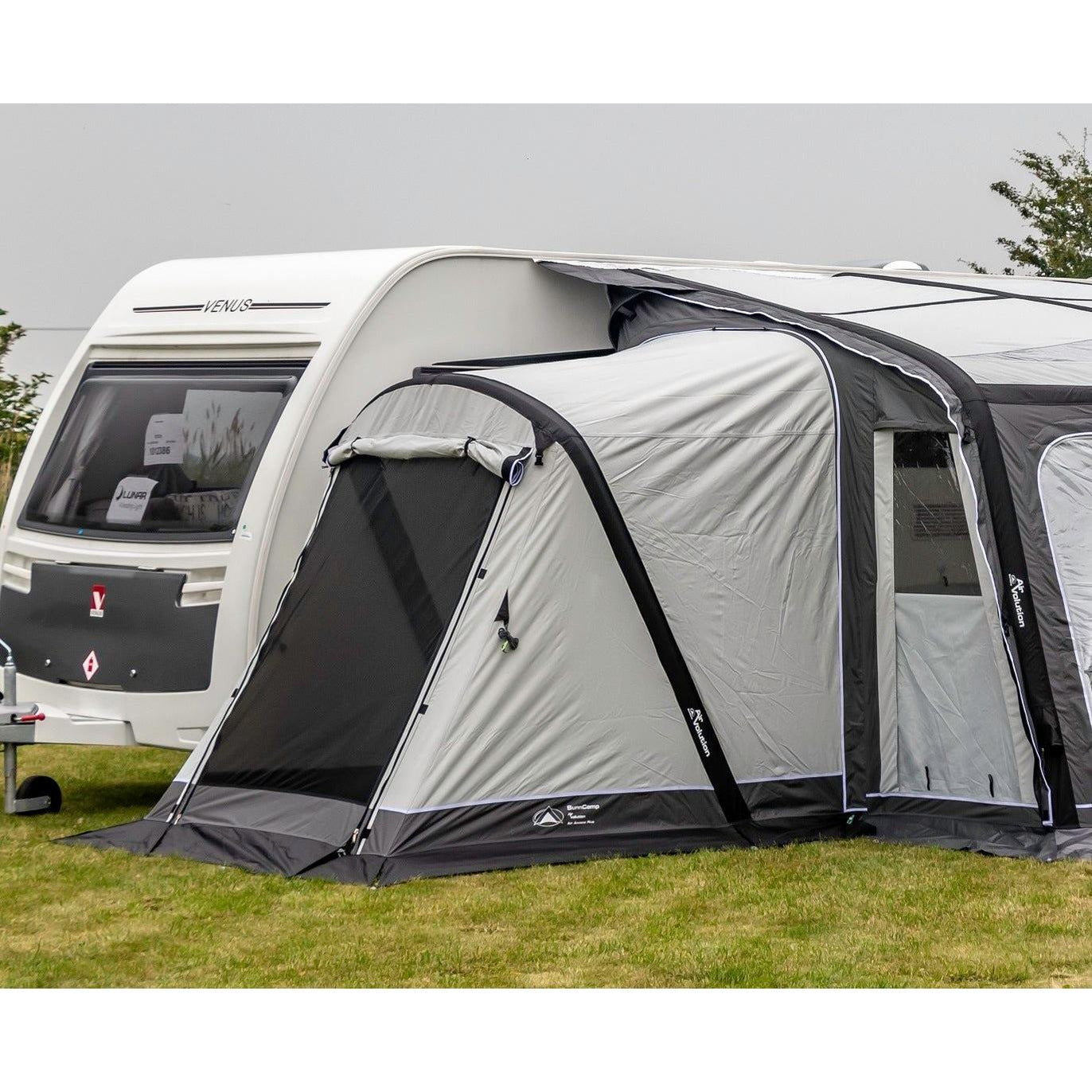 SunnCamp Inceptor Air Extreme 390 (Single Inflation) Caravan Air Awnin ...