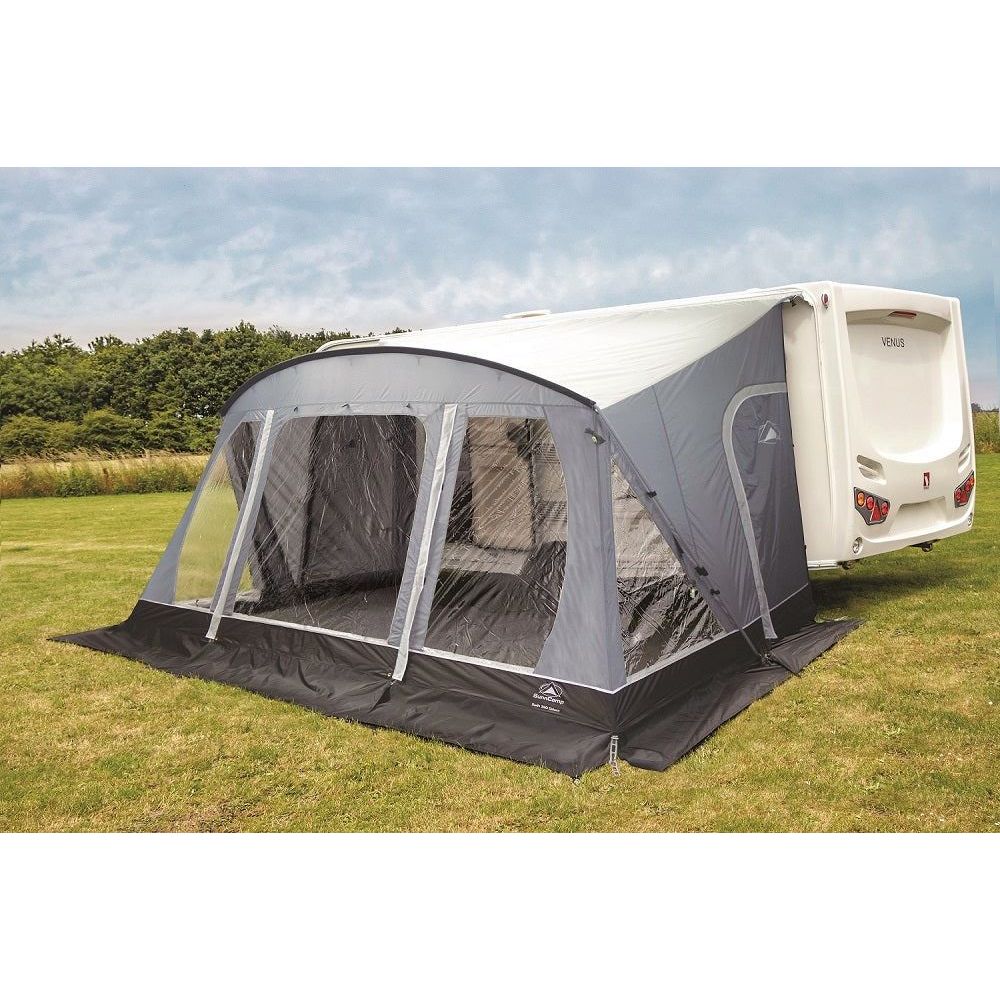 SunnCamp Swift 390 SC Grey Caravan Poled Awning SF2064 — UK Camping And ...