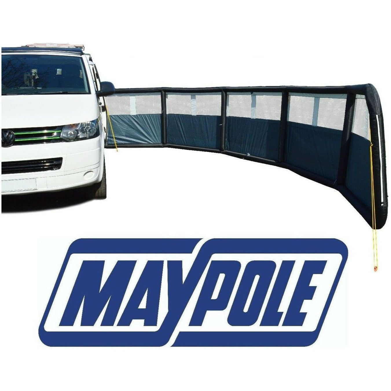 Maypole 5 Panel Inflatable Windbreak Deflector (Single Point Inflation ...