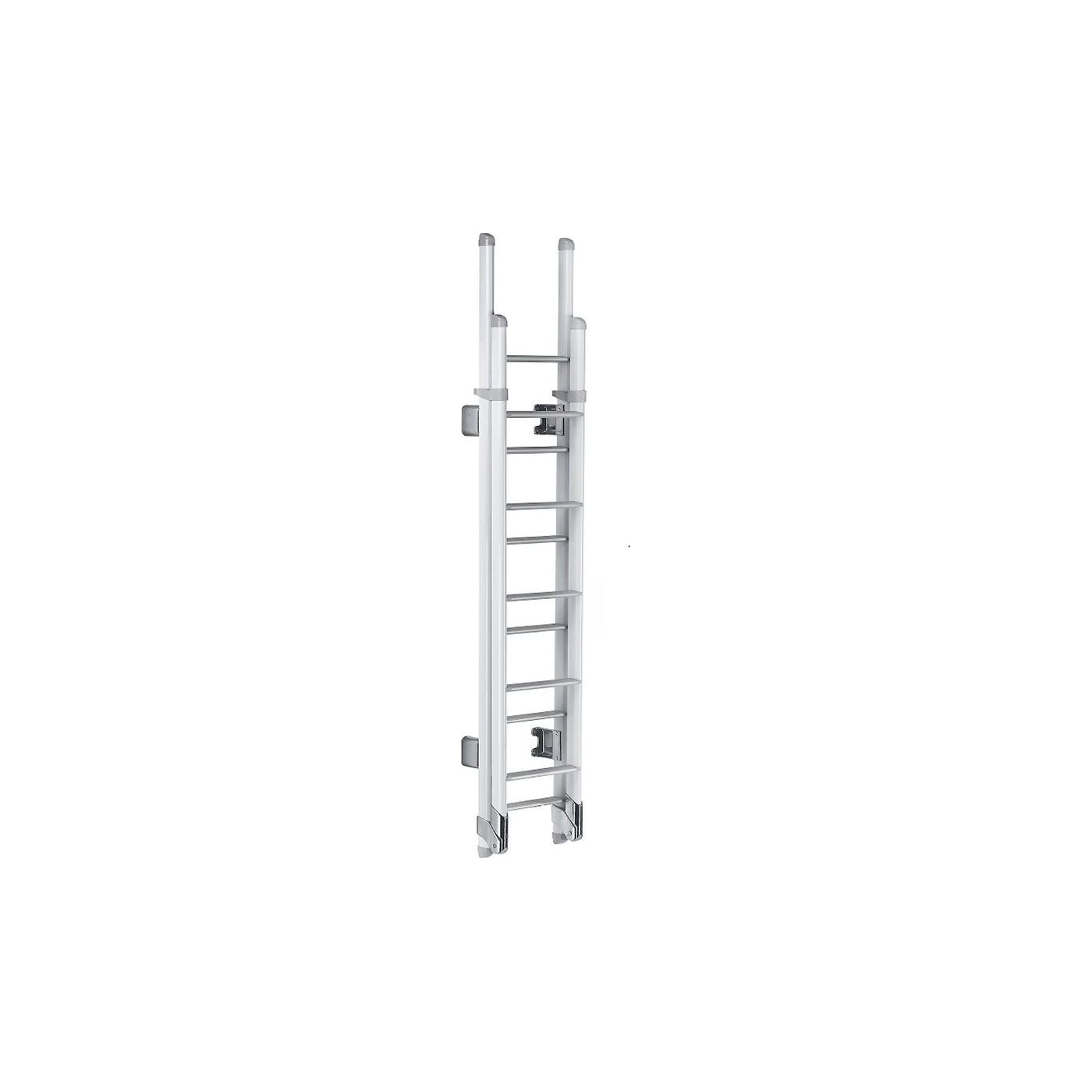 Thule Ladder Deluxe foldable double ladder 11 steps anodised gray — UK ...