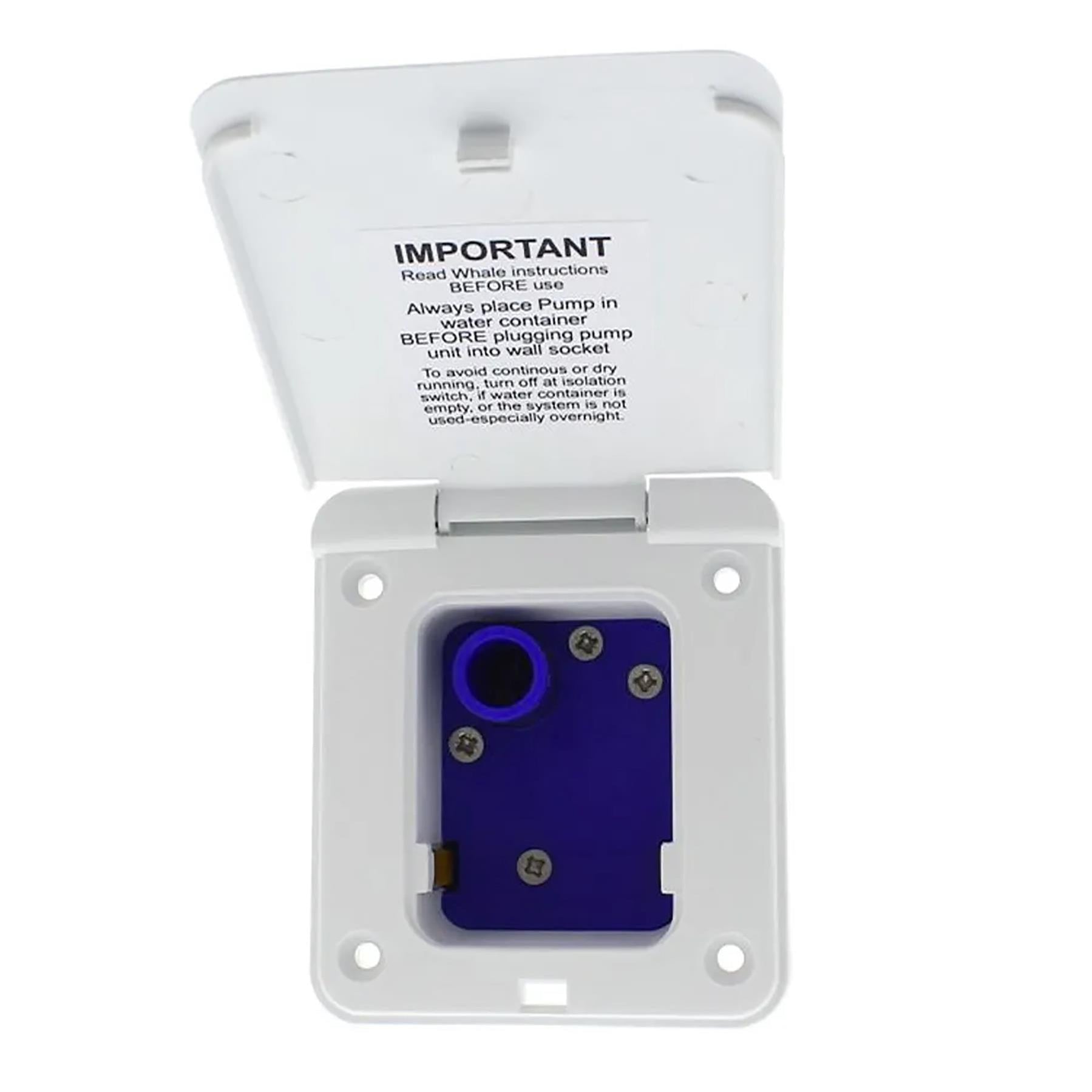 Whale Water Inlet Socket Integrated Pressure Switch ES5001 Caravan Mot ...