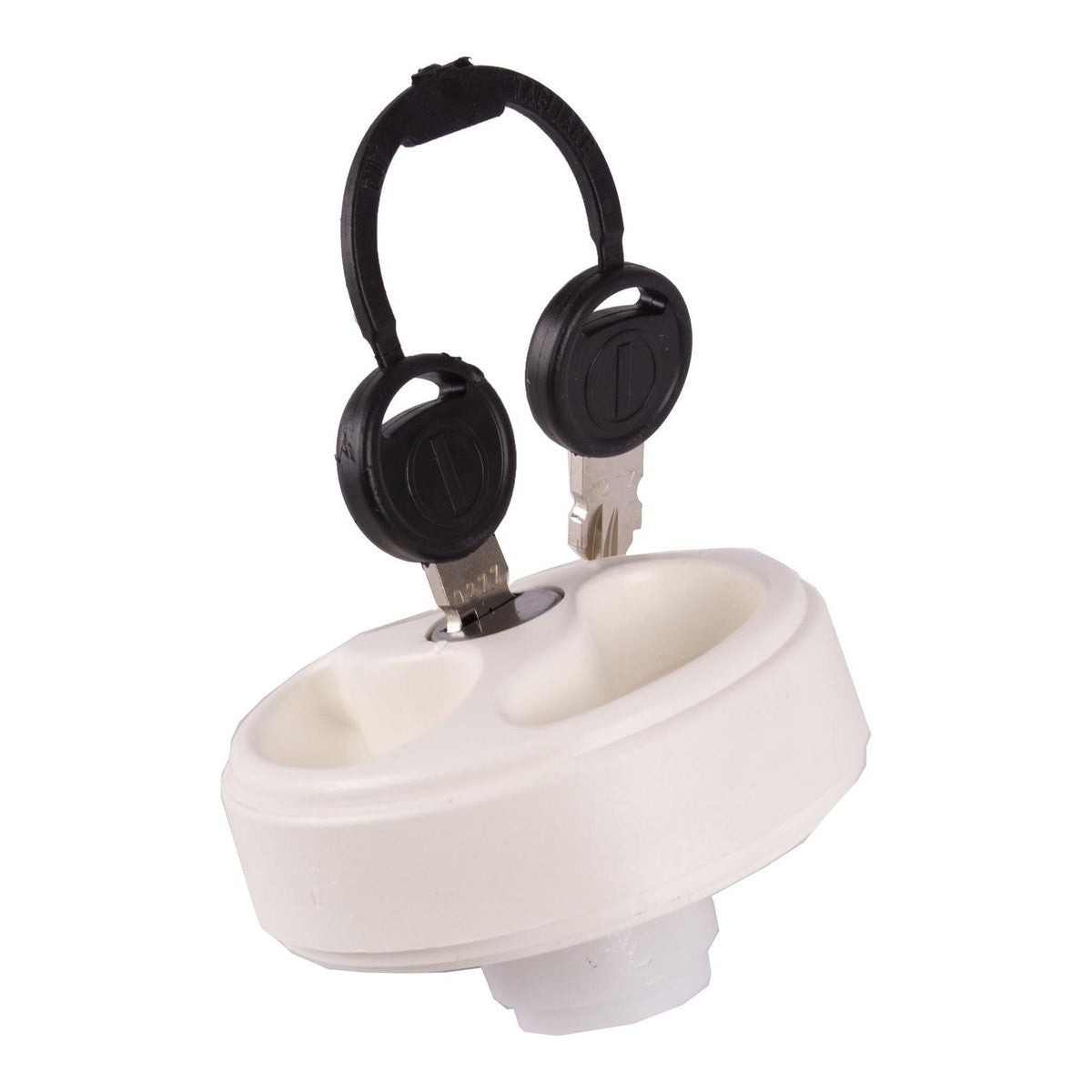 White Lockable Water Tank Filler Cap with Keys ES2250 Caravan ...