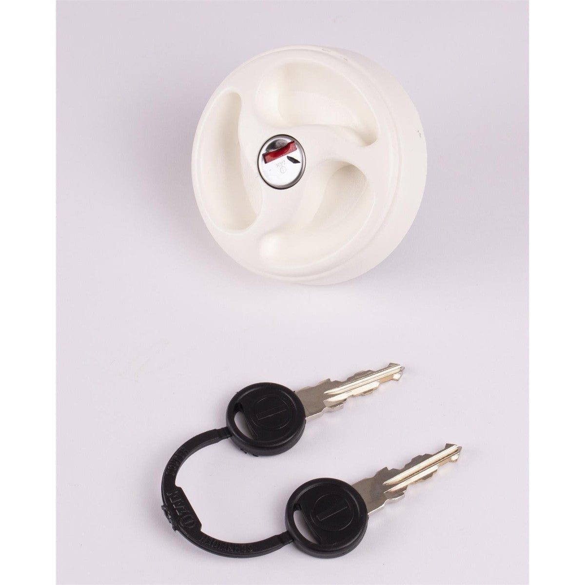 White Lockable Water Tank Filler Cap with Keys ES2250 Caravan ...